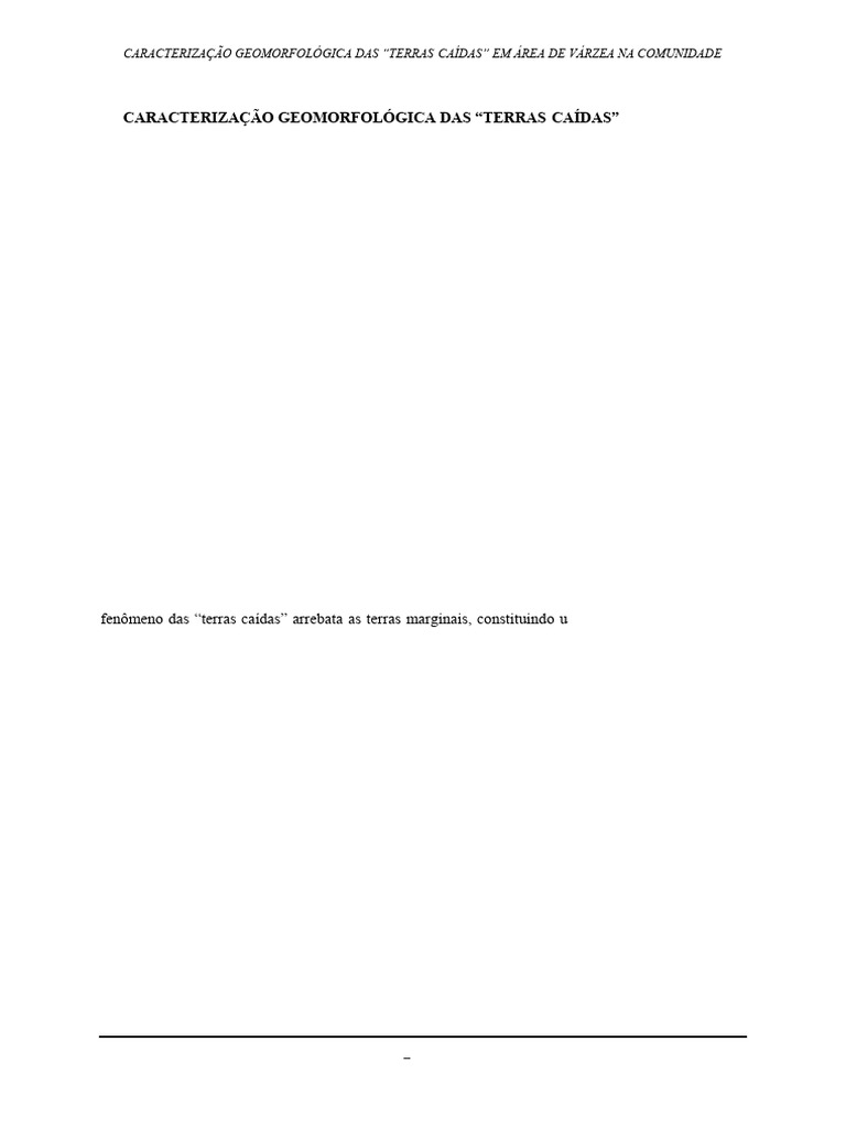 Artgo "Terras-Caídas"careiro Da Várzea-Am. | PDF | Erosão | Agricultura