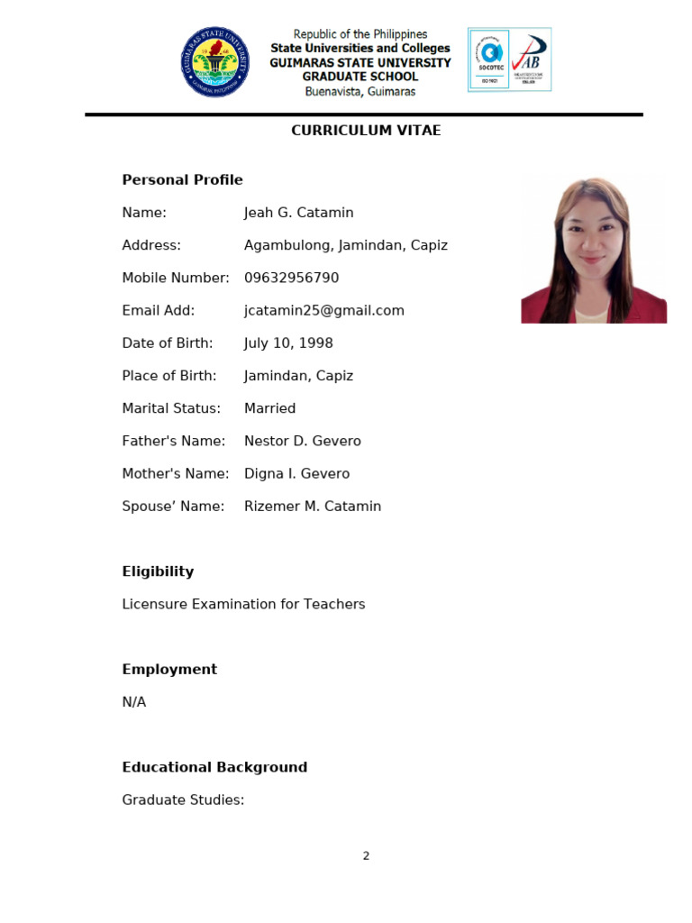 CV - Lynneth e Farillon | PDF