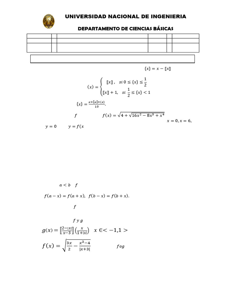 2020i Bma01 Ep | PDF | Análisis complejo | Objetos matemáticos