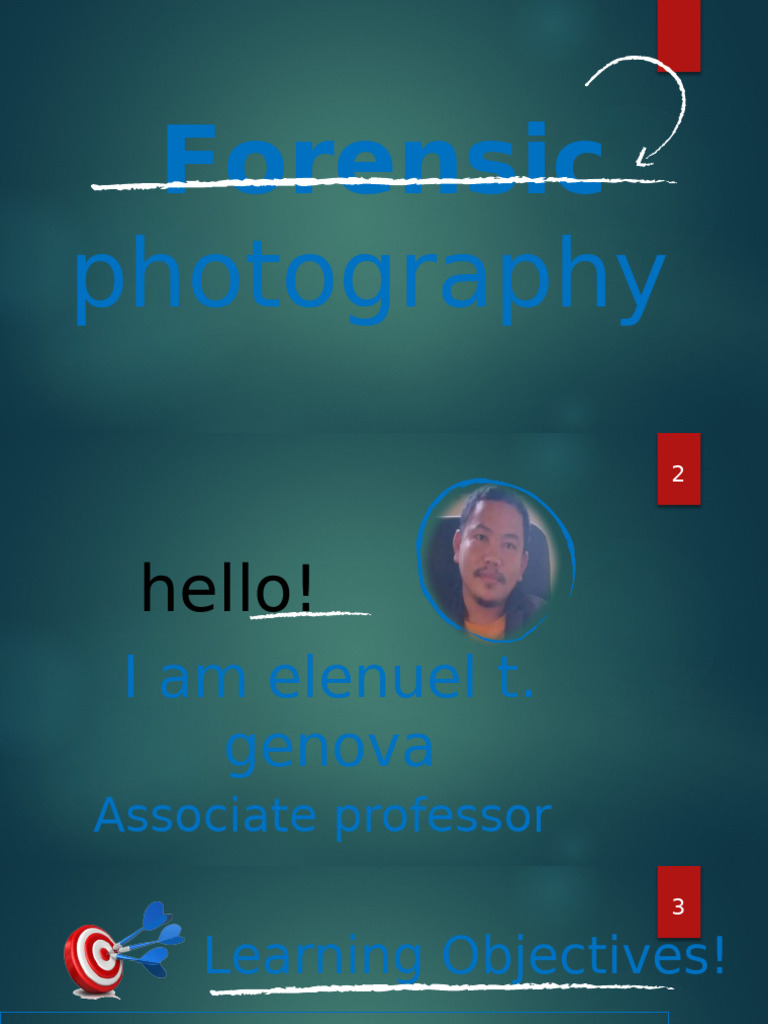 Introducttion To Forensic Photography | PDF | Photograph | Crafts