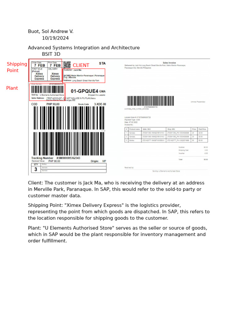 SAP Logistics: One vs. Two-Step Process | PDF | Business | Computers