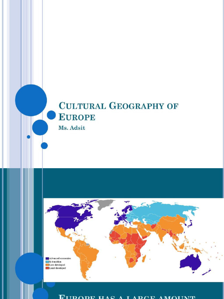 Cultural Geography of Europe | PDF