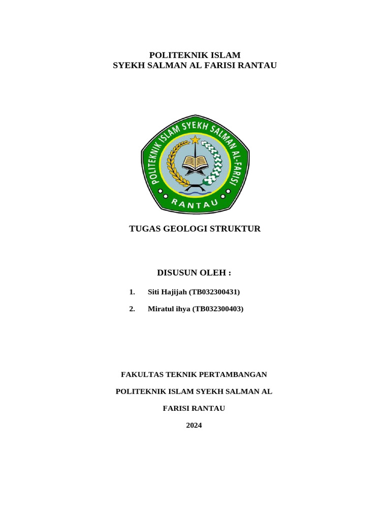 Struktur Geologi Primer Dan Sekunder | PDF | Ilmu Sosial | Sains ...