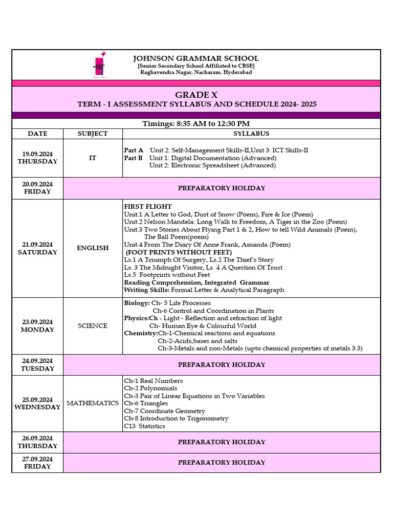 Term 1 | PDF | Equations