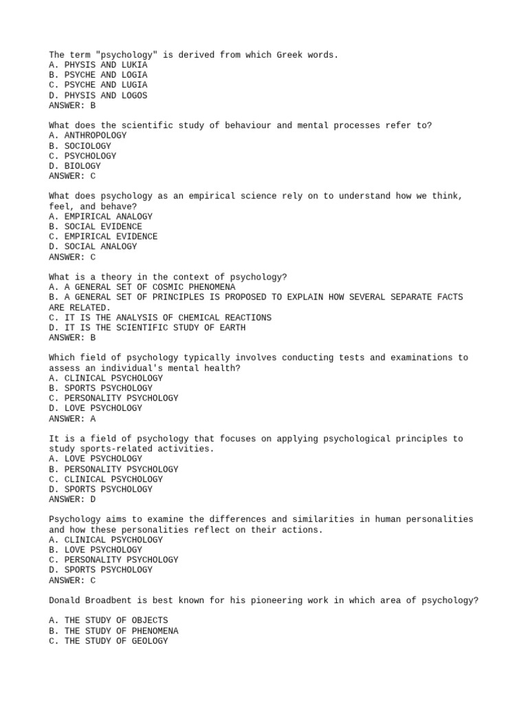 UTS | PDF | Psychology | Soul