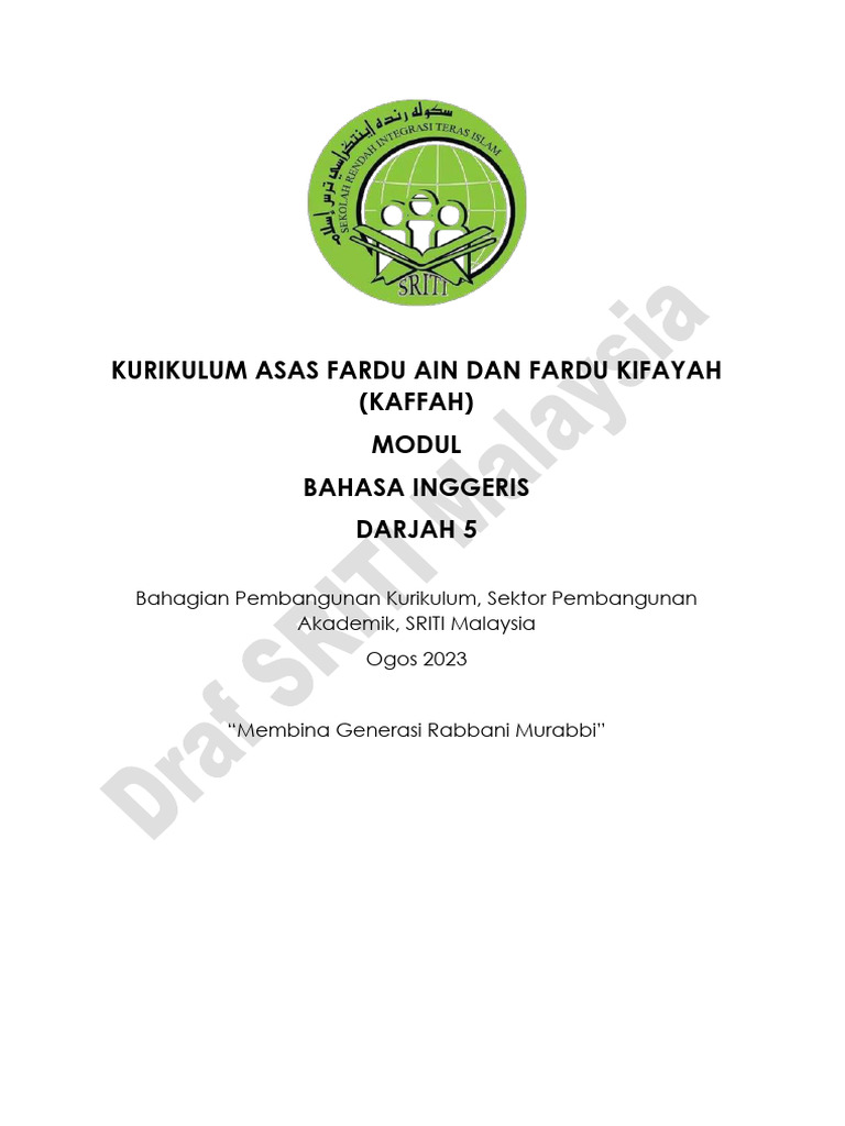 MODUL LENGKAP BI TAHUN 5 | PDF