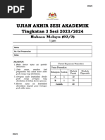 Contoh Soalan UASA BM T3 | PDF