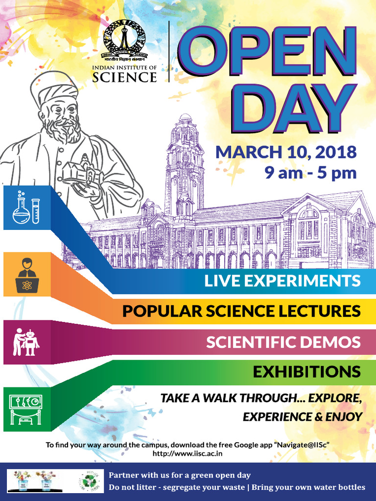 IISc Open Day 2018: Explore Innovations | PDF | Nuclear Magnetic ...