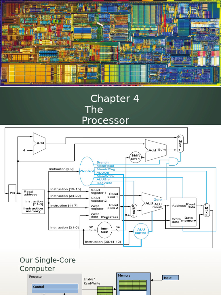 Understanding Single-Core Processor Design | PDF | Central Processing Unit | Input/Output
