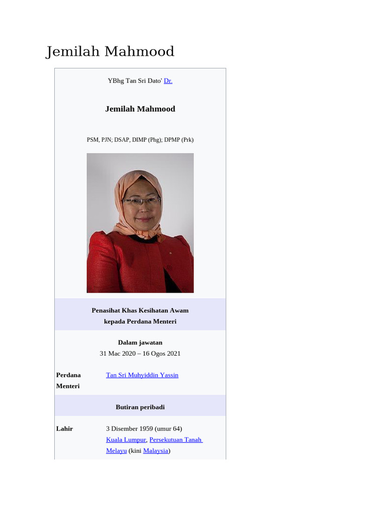 Jemilah Mahmood | PDF