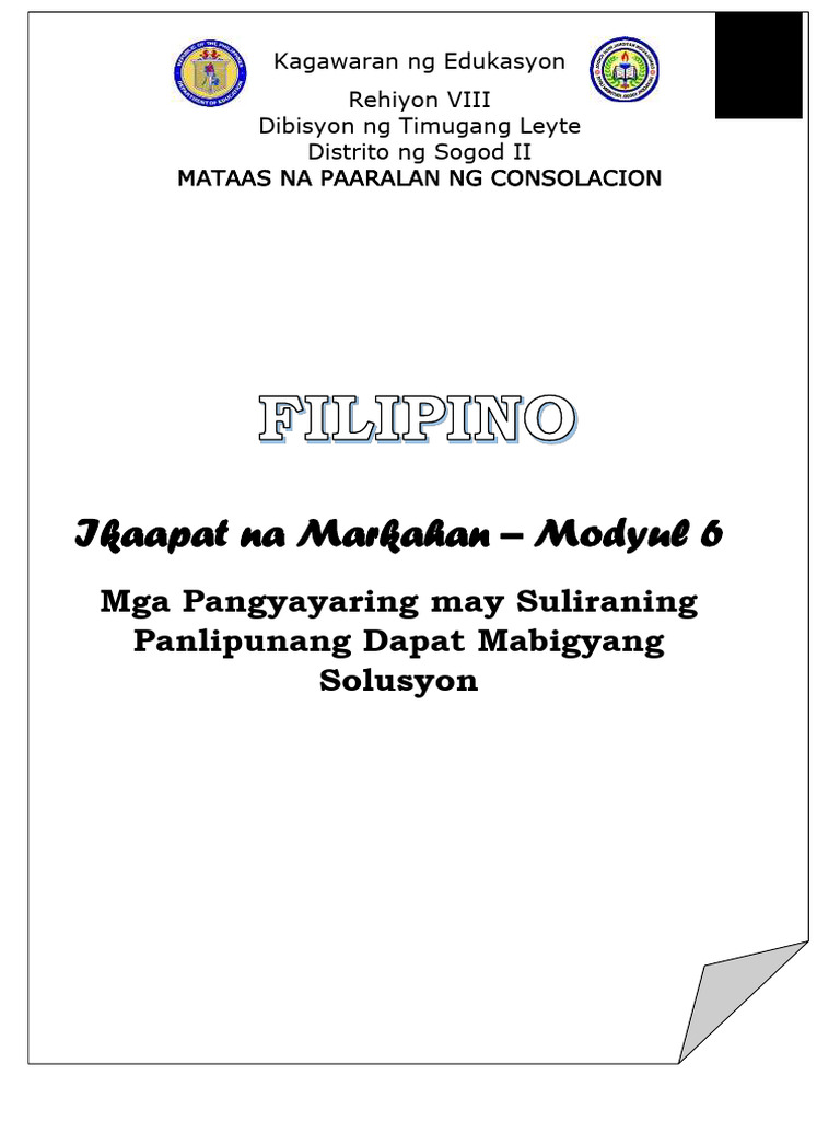 Filipino 7 Q4 M6 EDITED NK | PDF