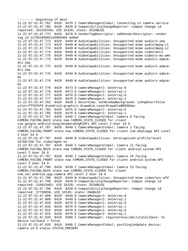 Log Cat 1732235507691 | PDF | Software Development | Computer Architecture