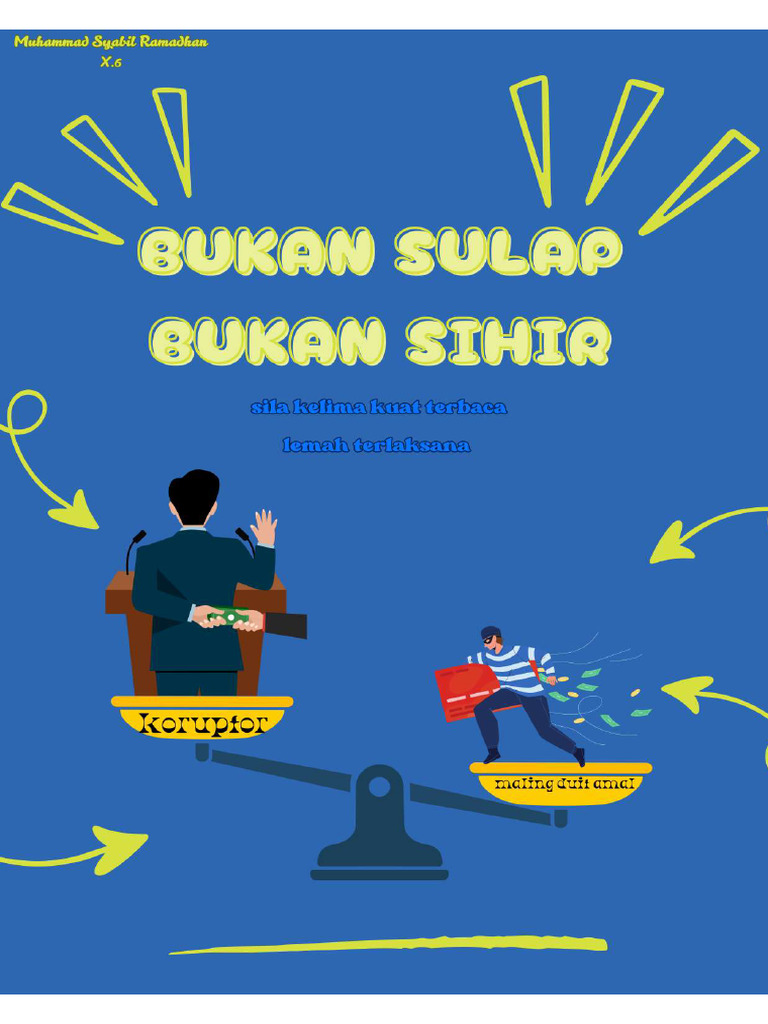 Poster Teks Anekdot (Muhammad Syabil Ramadhan, X.6) | PDF