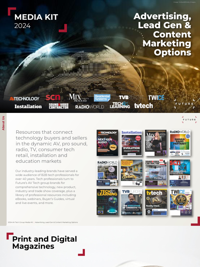 AV Tech Group-Industry-Media-Kit-2024 | PDF | Mass Media | Advertising