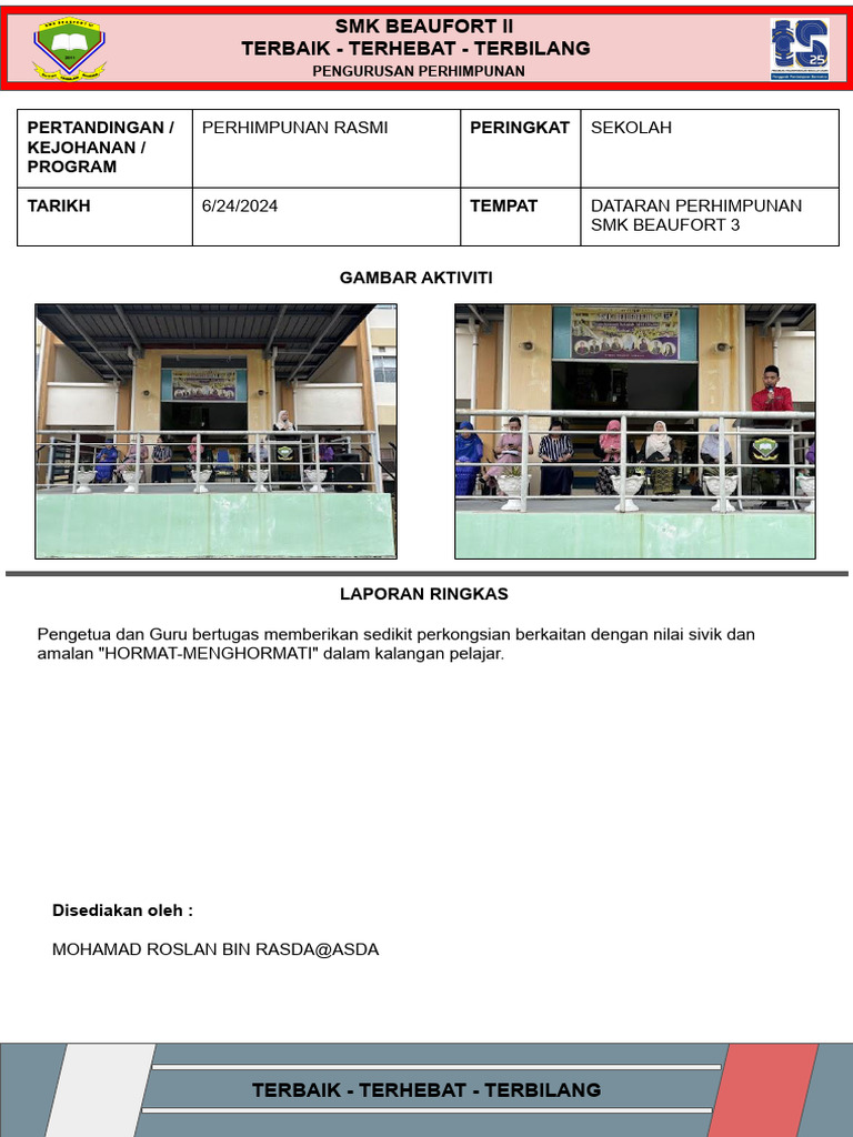 Perhimpunan Rasmi | PDF