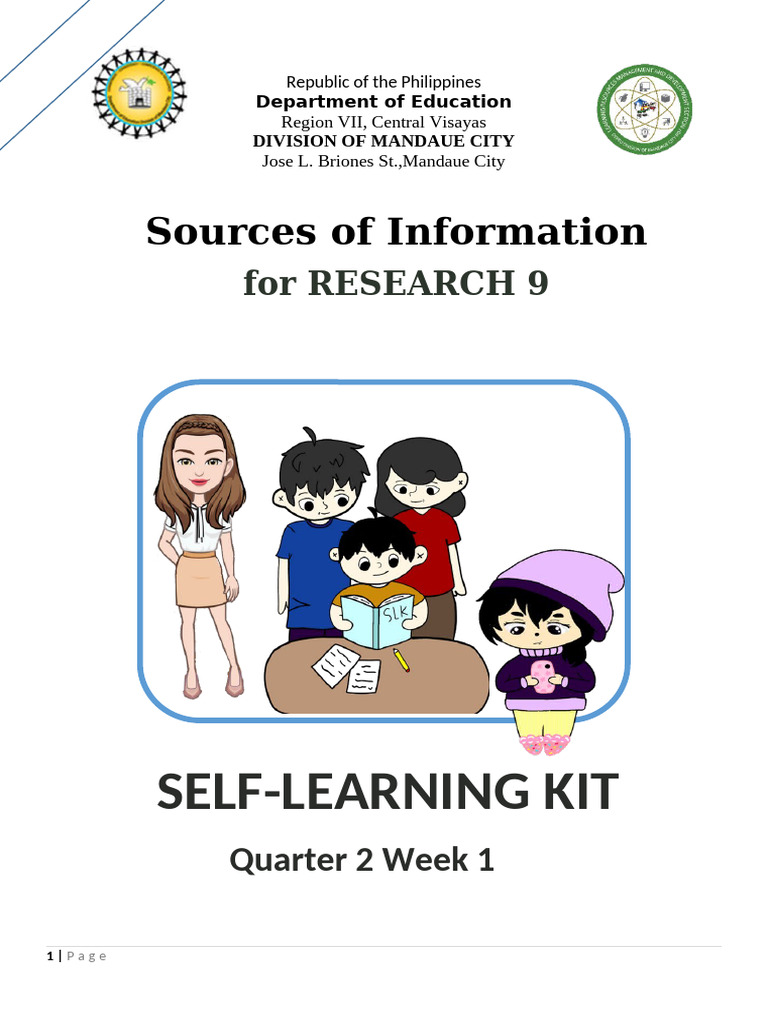 Sources of Information: Self-Learning Kit | PDF | Primary Sources ...