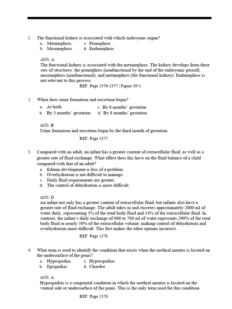 NURS611 - McCance&Huether (9th) - Ch.40 - Alterations Renal & Urinary ...