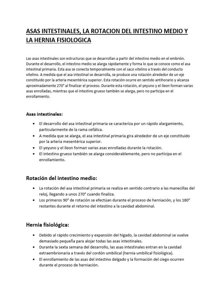 Asas Intestinales | PDF