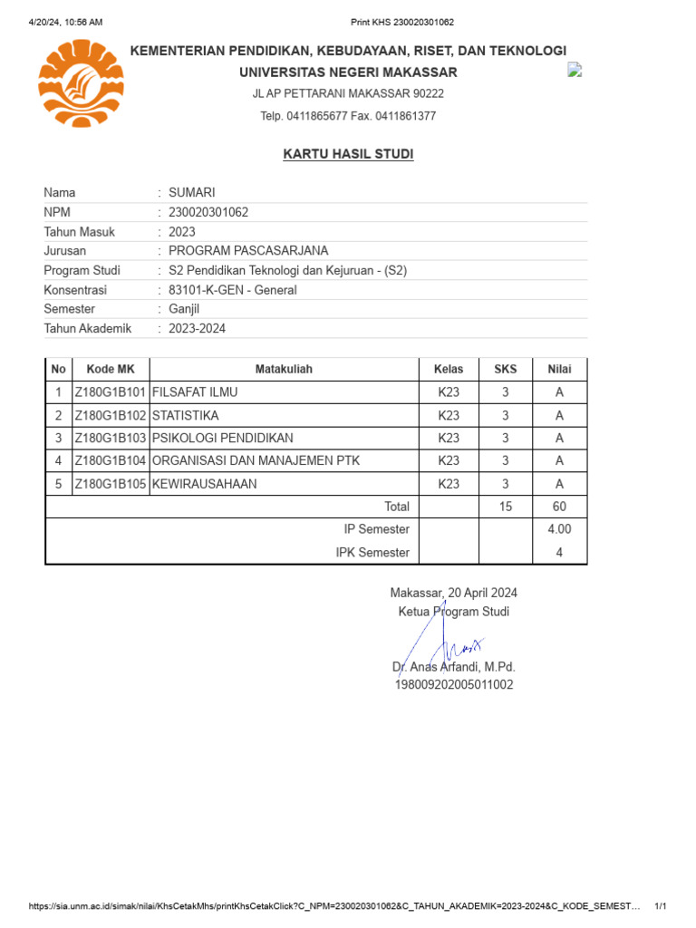 Nilaiakademik 1475 | PDF