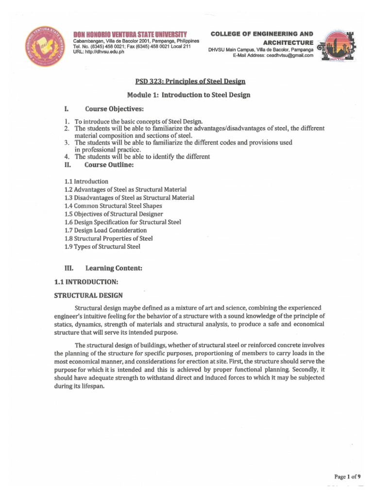 PSD 323 - Module 1 | PDF