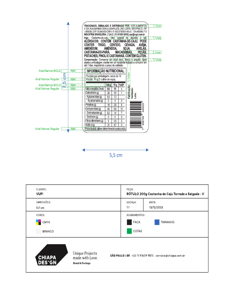 VUPI Castanhadecaju 200g | PDF