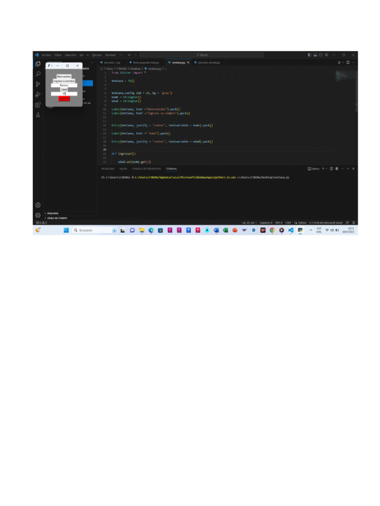 Ejercicio De La Semana 7 Pdf