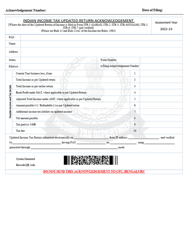 Itr 21-22 | PDF | Income Tax | Taxes
