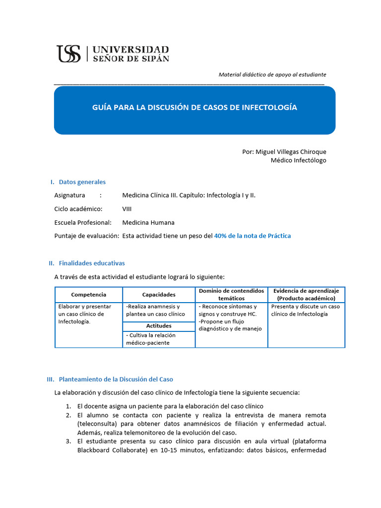 P1. Guía de Discusión de Casos | PDF | Reporte de un caso | Diagnostico ...