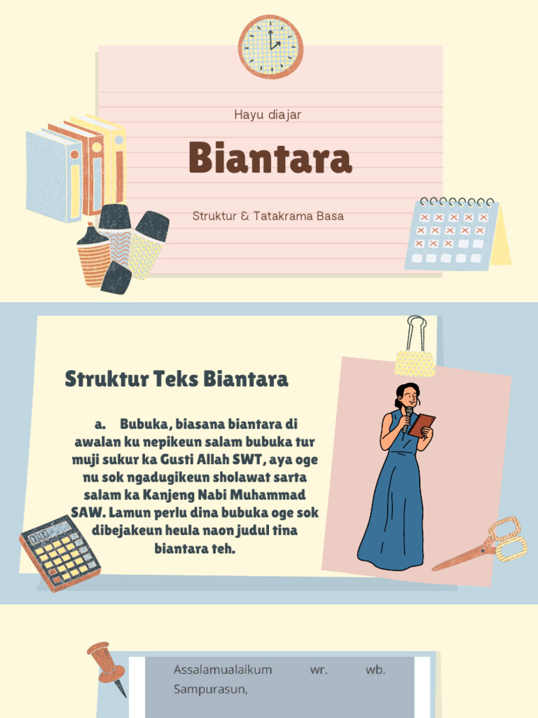 Materi Presentasi Biantara | PDF