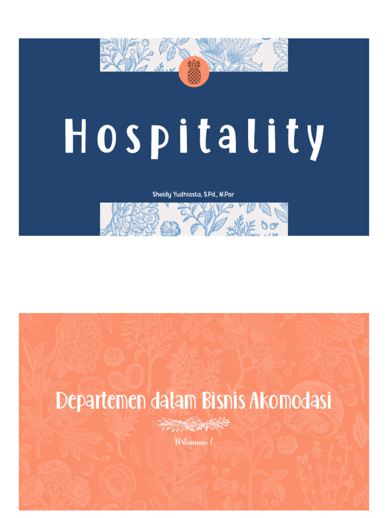 Hospitality | PDF | Bisnis | Hukum