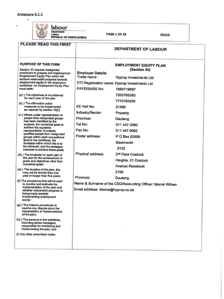 Equity Plan 2023 | PDF