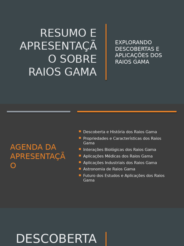 Raios Gama v2 Resumo | PDF | Raio gama | Radiação
