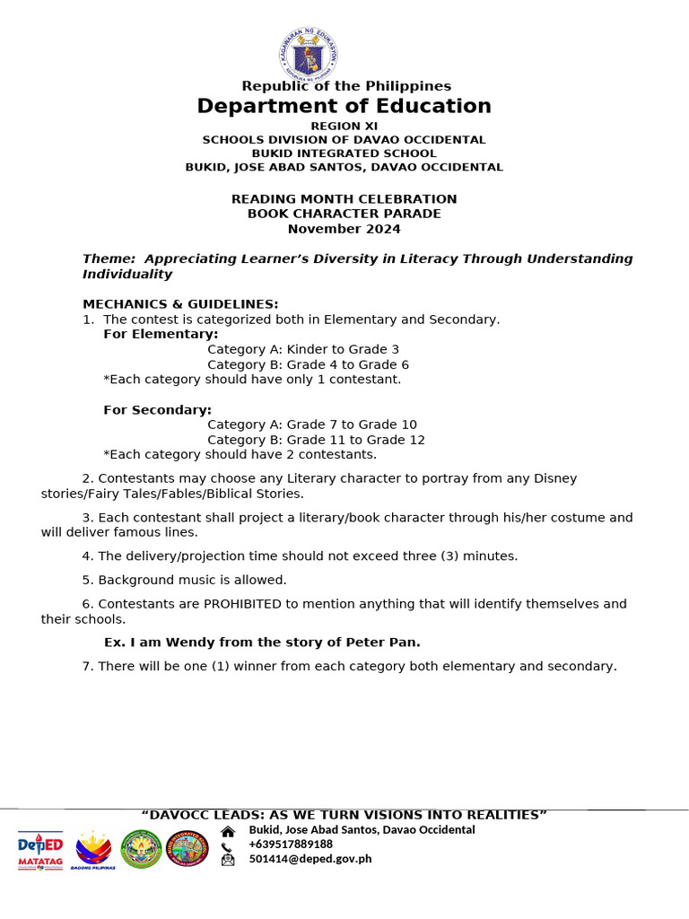 Book Character Mechanics & Criteria | PDF