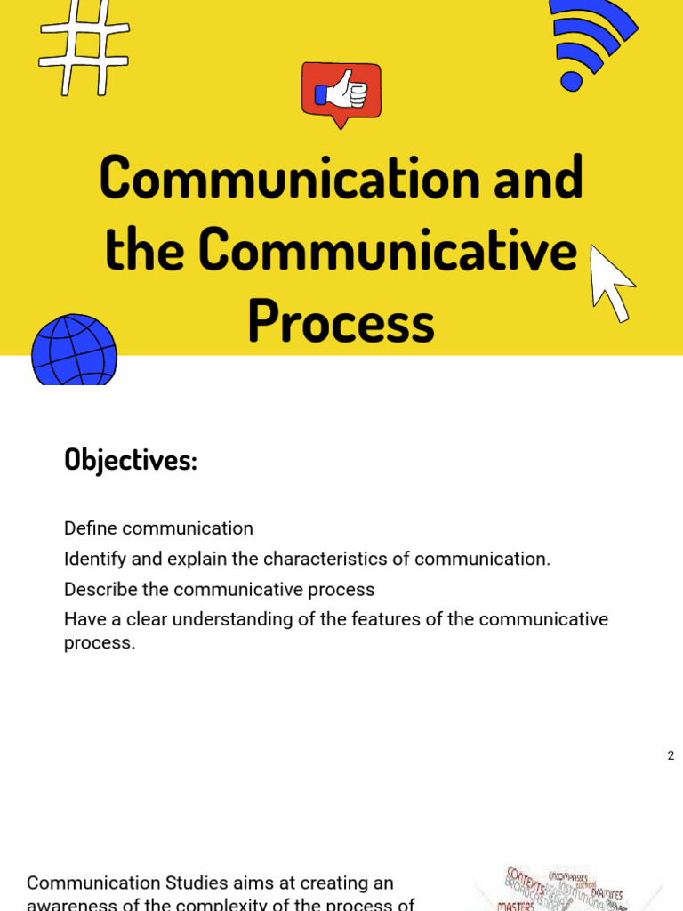 Communication and The Communicative Process | PDF | Communication | Human Communication