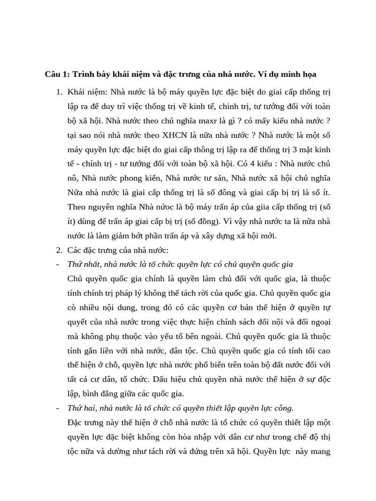 NỘI DUNG THI VẤN ĐÁP NMLH | PDF