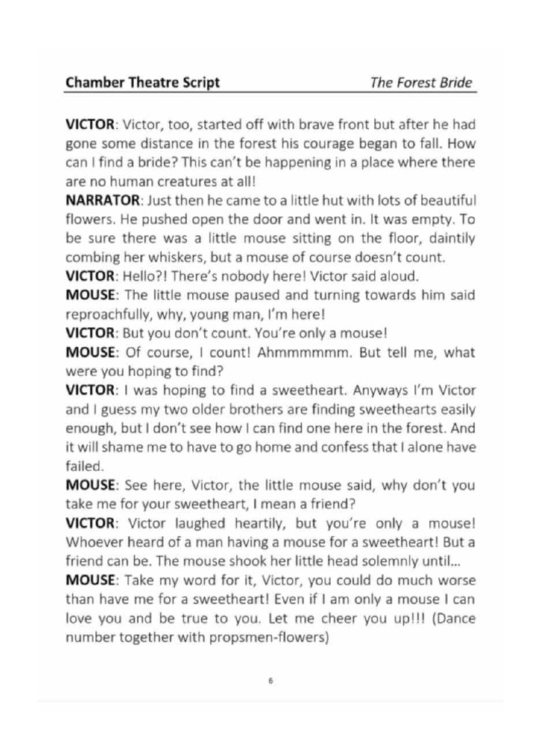 Chamber Theater | PDF