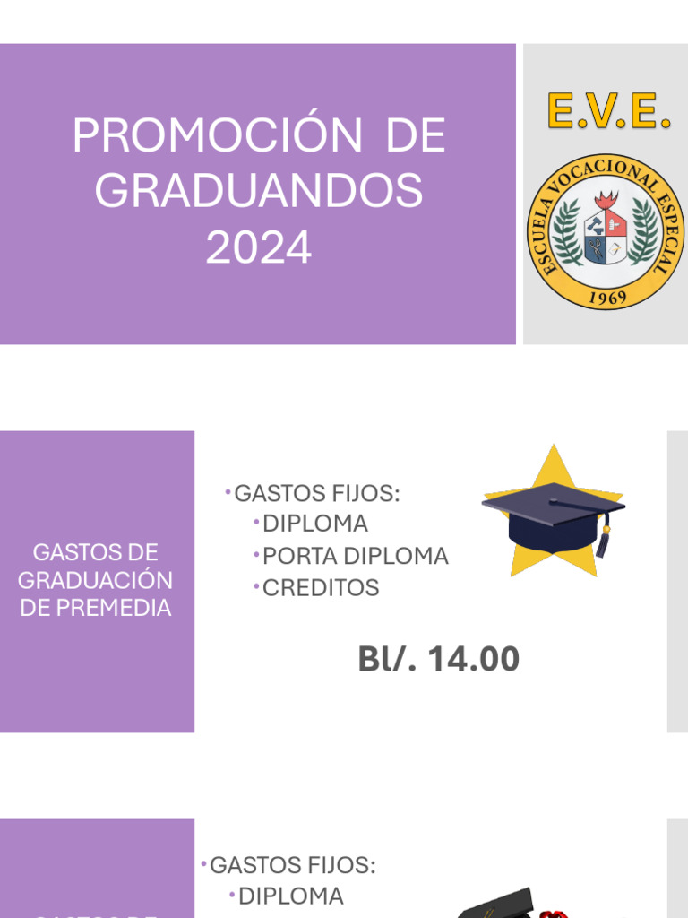 Promoción de Graduandos 2024 | PDF