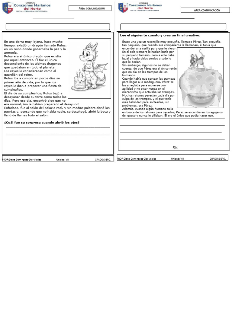 Fichas RV - Comunic - Virtual | PDF