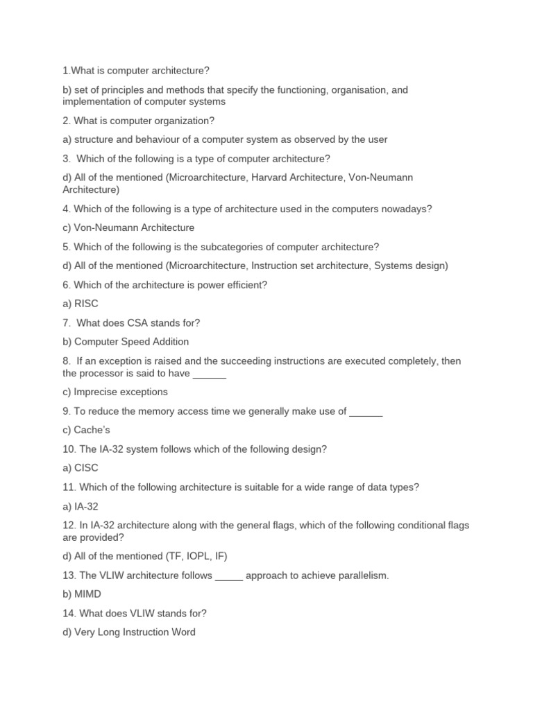 Understanding Computer Architecture Basics | PDF | Central Processing Unit | Random Access Memory