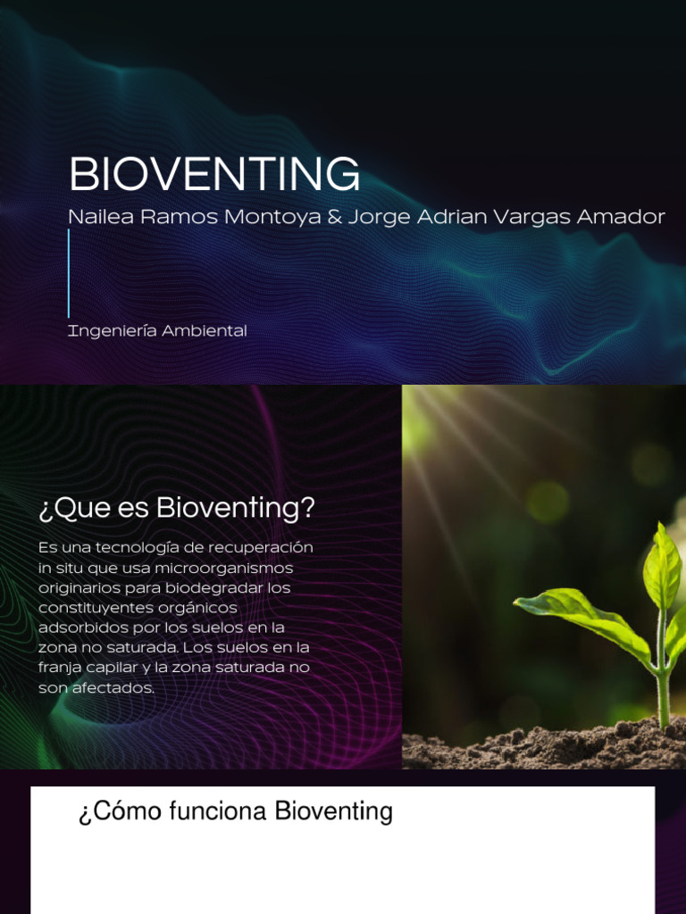 Bio Venting | PDF | Ciencias de la Tierra | Ciencia medioambiental