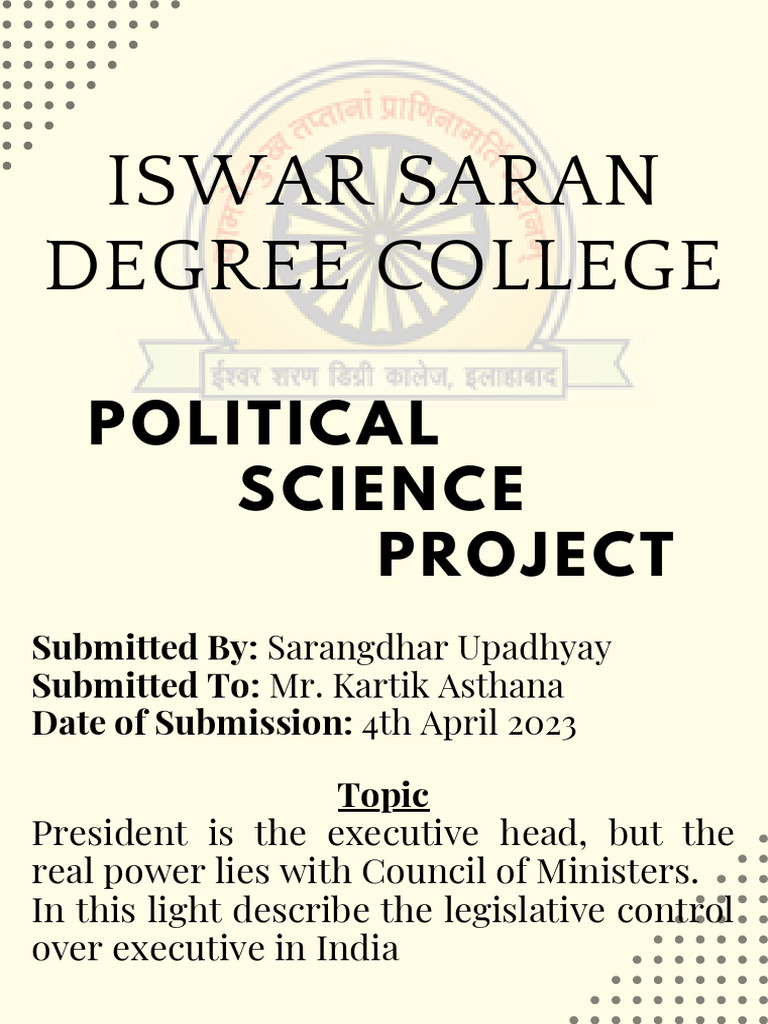 Iswar Saran Degree College Sarang | PDF | Social Science