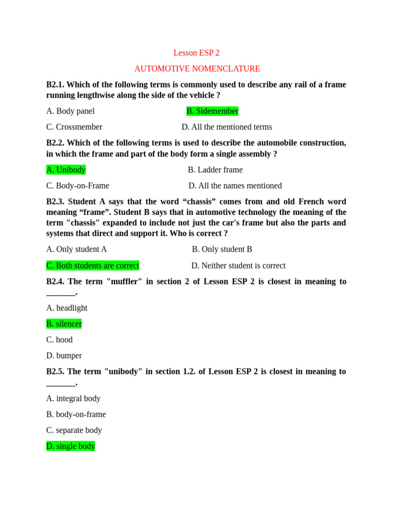 giữa kì tiếng anh chuyên ngành | PDF | Brake | Steering