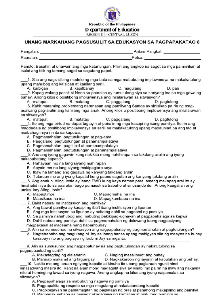 G8 1ST Periodical Esp Jpeg | PDF