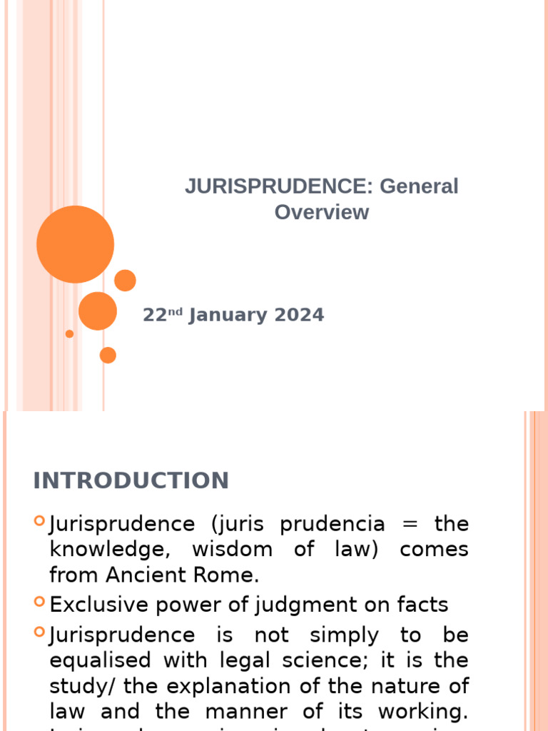 Jurisprudence Overview-1r | PDF | Jurisprudence | John Rawls