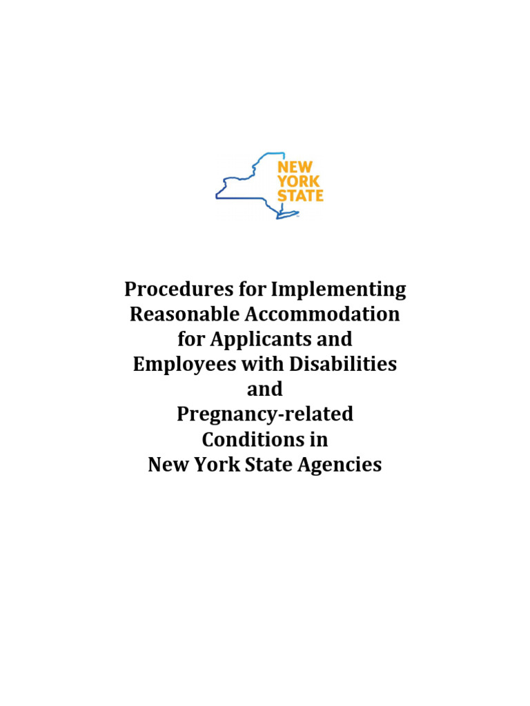 Reasonable Accommodation Disability Procedures.3.2021 | PDF ...
