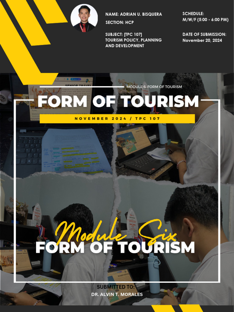 Form of Tourism MODULE 6 | PDF | Tourism | Leisure
