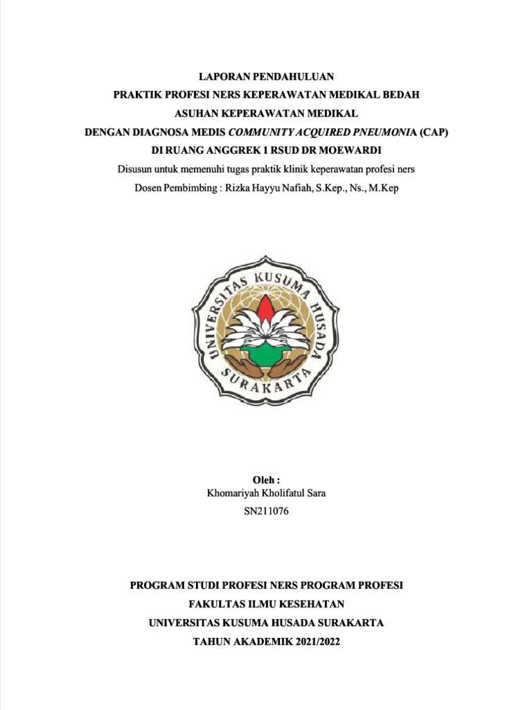 PDF Laporan Pendahuluan Cap Compress | PDF