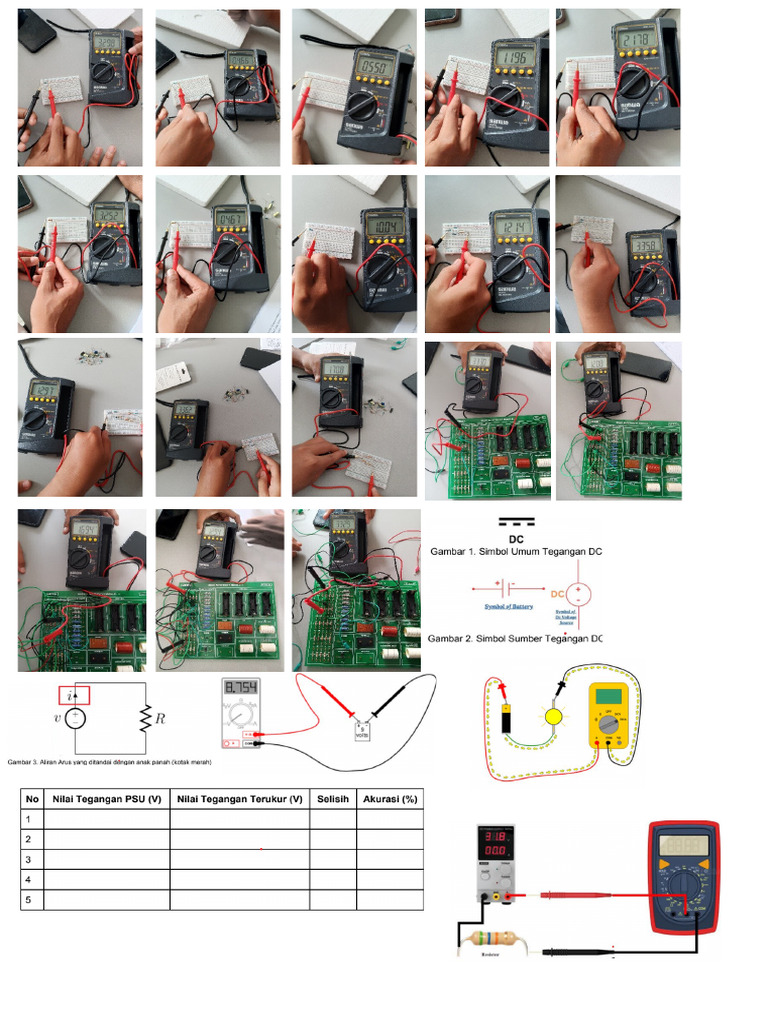 Gambar Laprak Resistor Seri-Paralel+Gambar Pak Holland | PDF