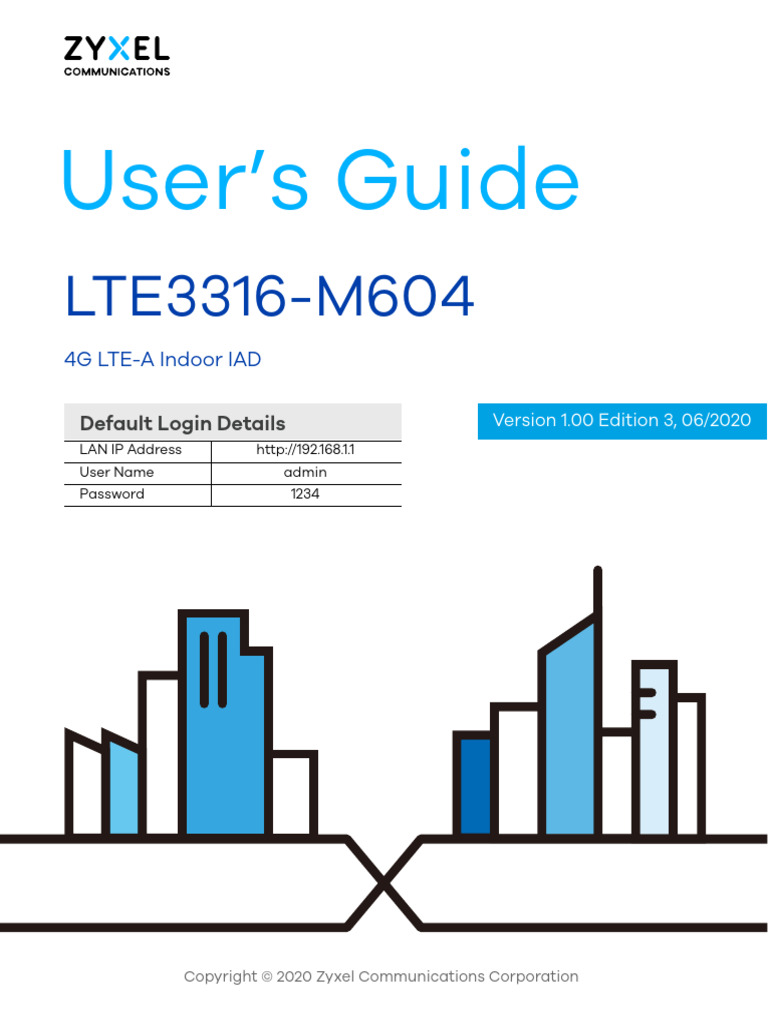 User's Guide: LTE3316-M604 | PDF | Computer Network | 4 G