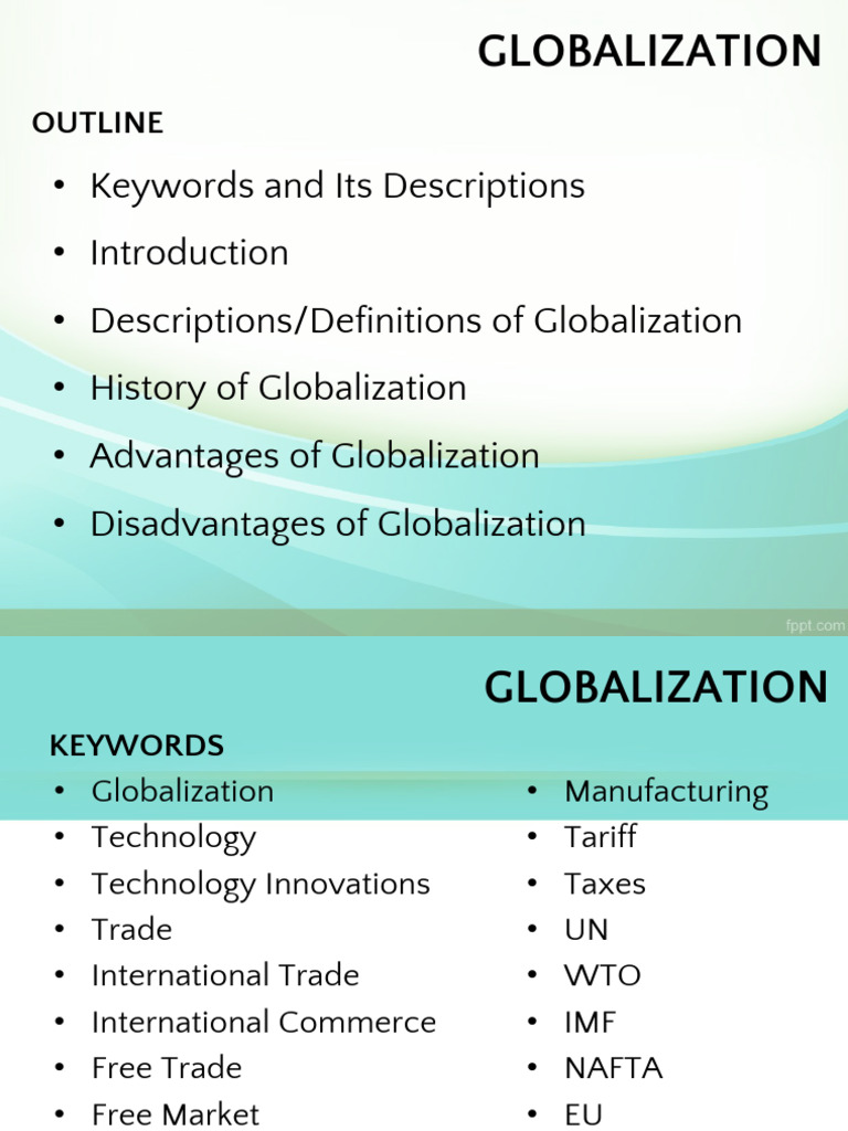 Globalization: History, Pros & Cons | PDF | Globalization | Free Trade